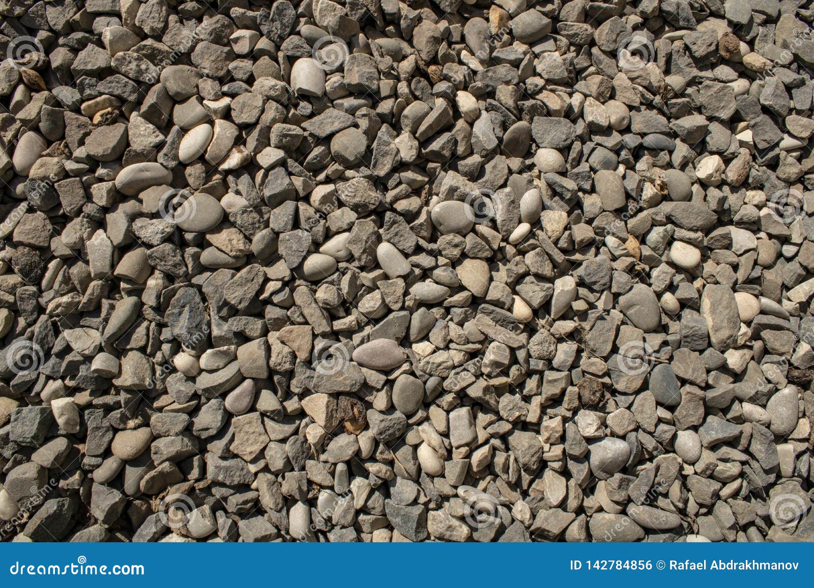 Pebble Texture Small Pebbles. Gravel, Building Material or Trash Stock ...
