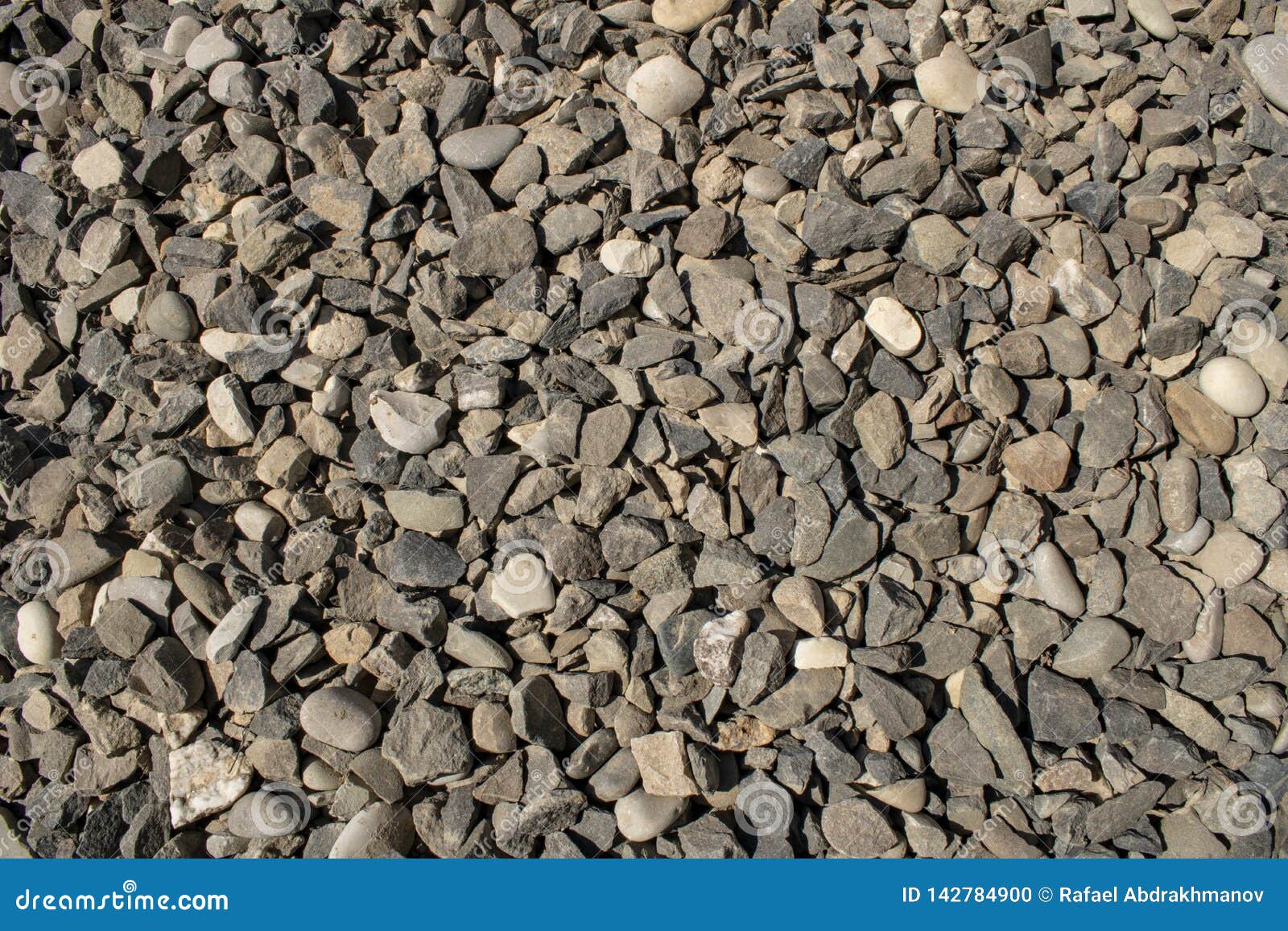 Pebble Texture Small Pebbles. Gravel, Building Material or Trash Stock ...