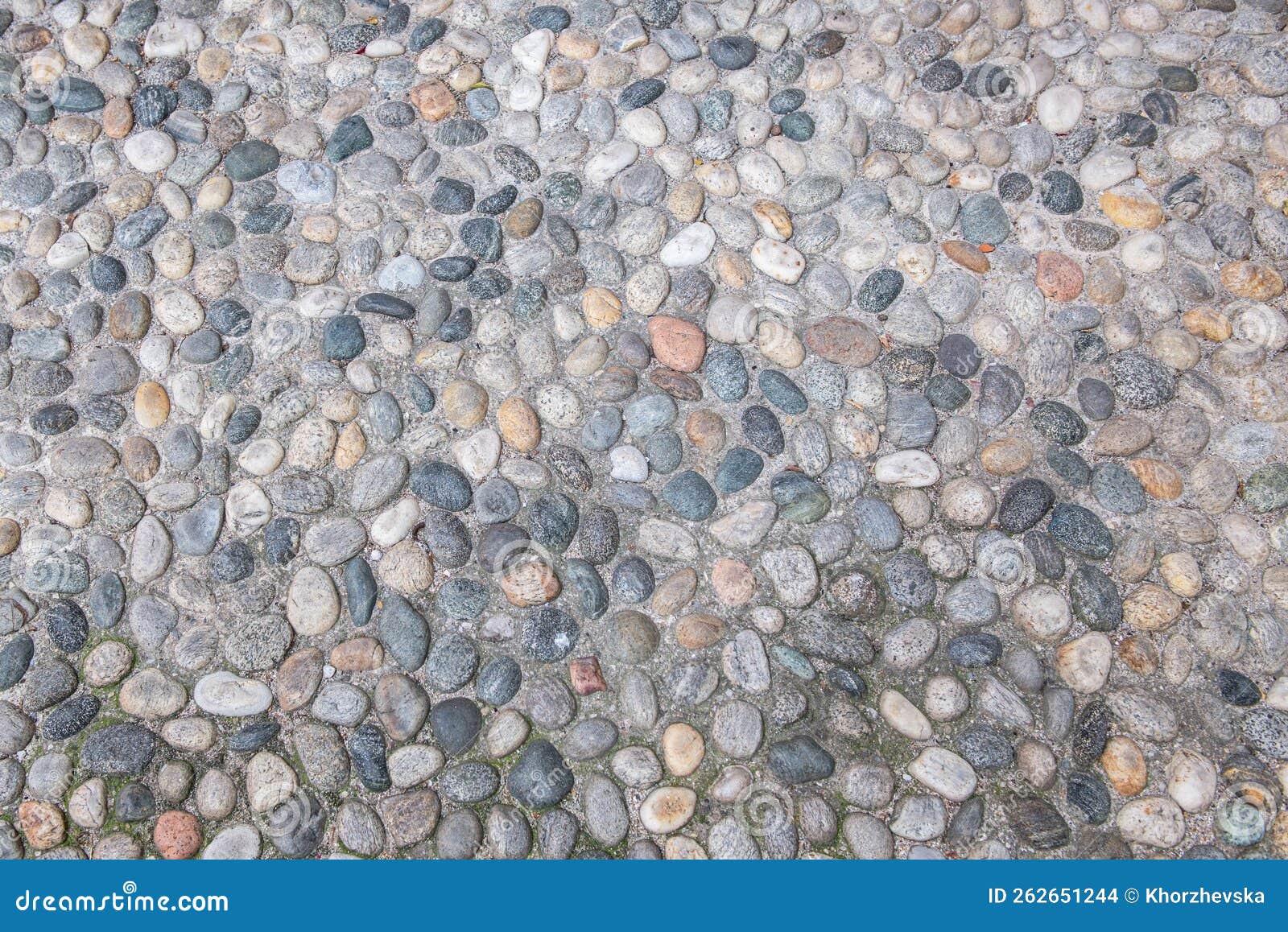 Pebble Track, Landscape Design Element Stock Photo - Image of style ...