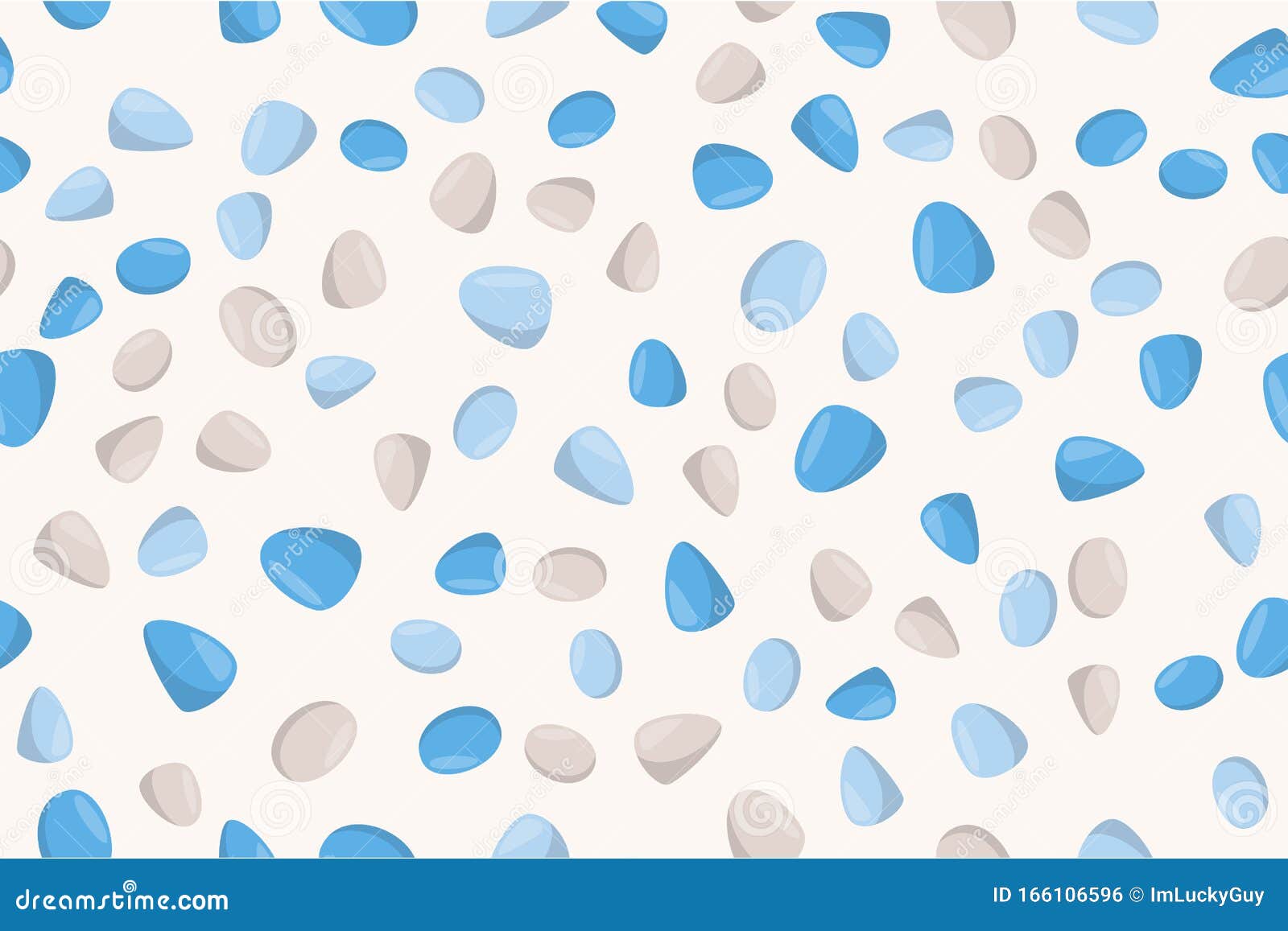 Pebble Vector Pattern. Colorful Texture for Textile Stock Illustration ...