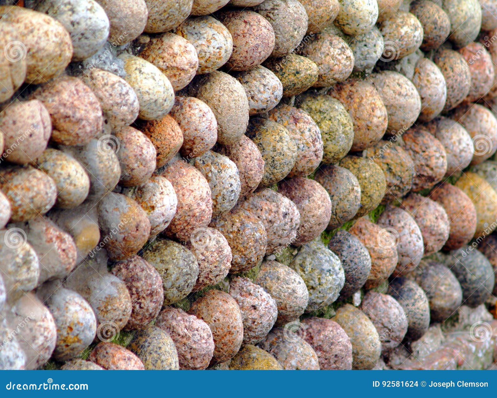 Pebble wall stock photo. Image of stones, pebbles, coastal - 92581624