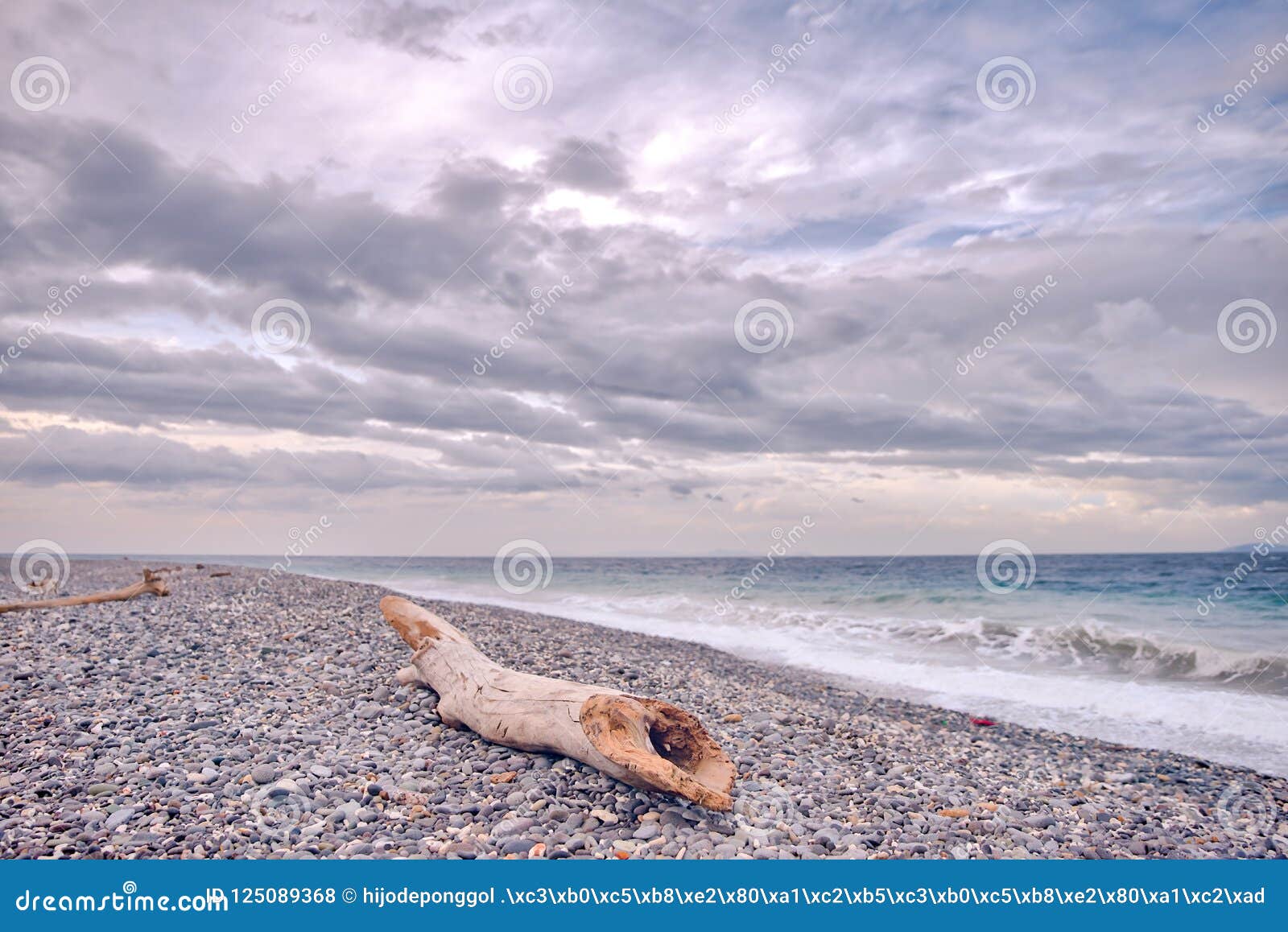 Pebbled Beach of Punta Malabrigo, Lobo, Batangas Stock Photo - Image of ...