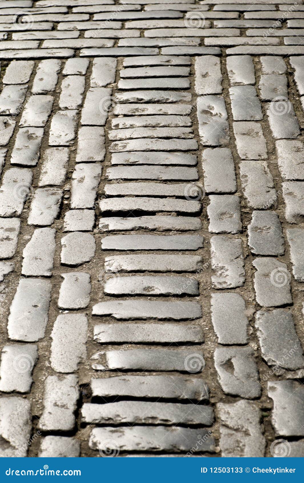 Pebbled London Street stock image. Image of pavement - 12503133