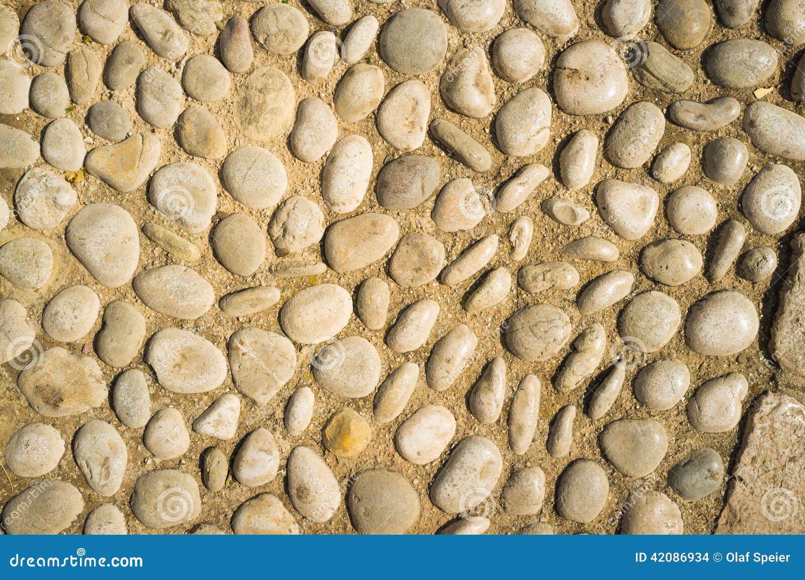Pebbled pavement texture stock photo. Image of rough - 42086934