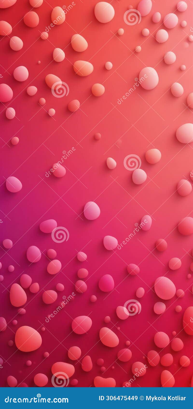 Pebbled Shapes in Red and Pink Stock Image - Image of hotpink, design ...