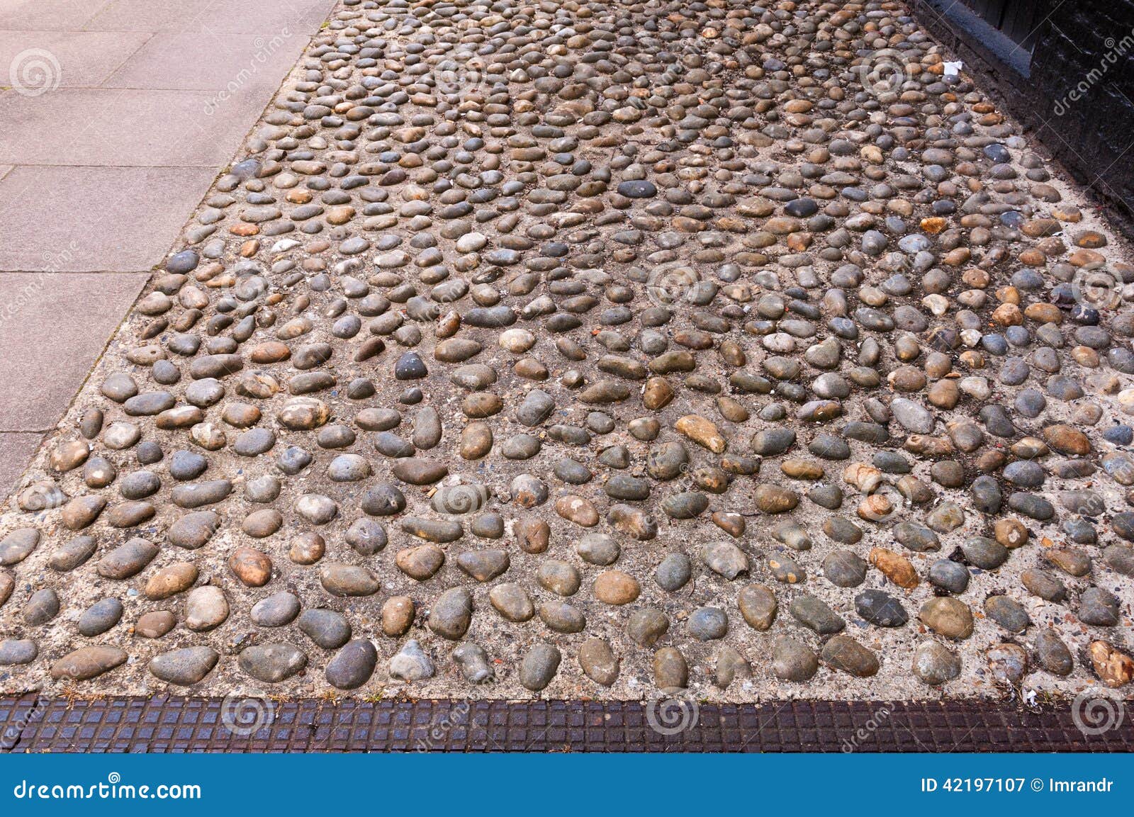 Pebbled textured path stock image. Image of material - 42197107