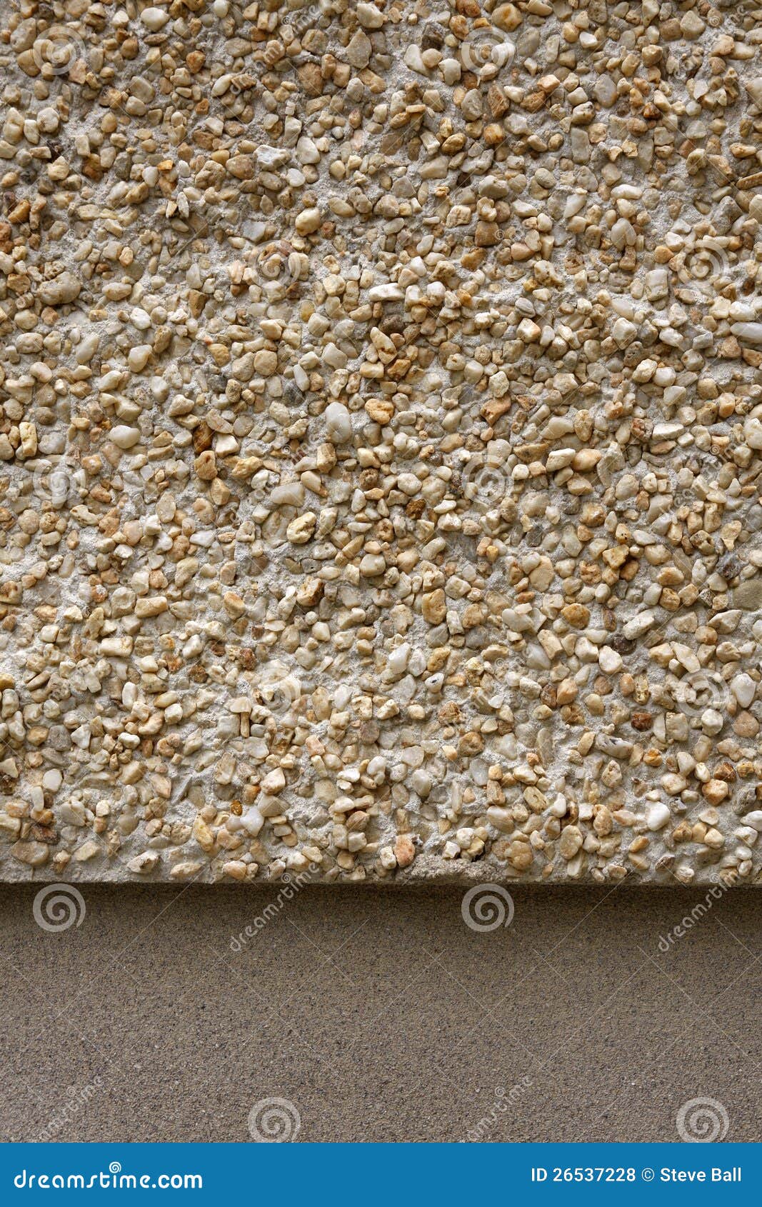 Pebbledash and Concrete Wall Render Stock Photo - Image of texture ...