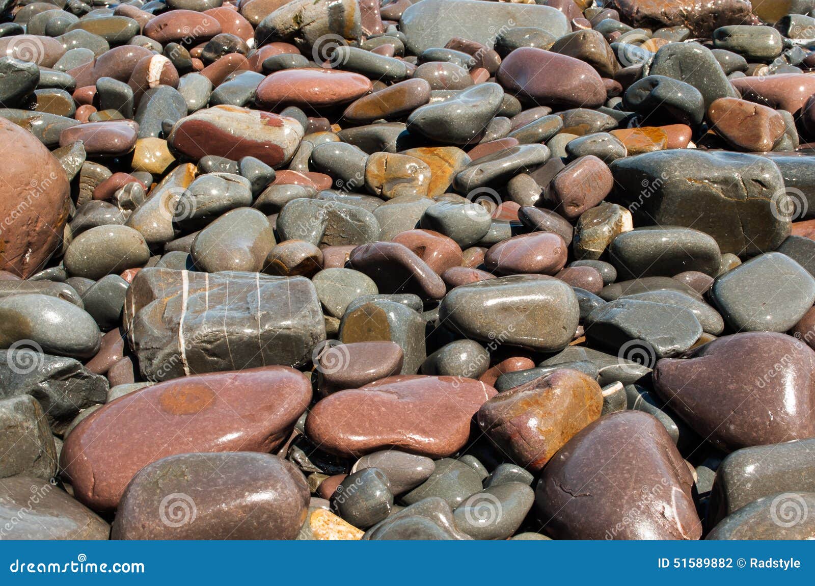 Pebbles on the Beach Background Stock Photo - Image of abstract ...
