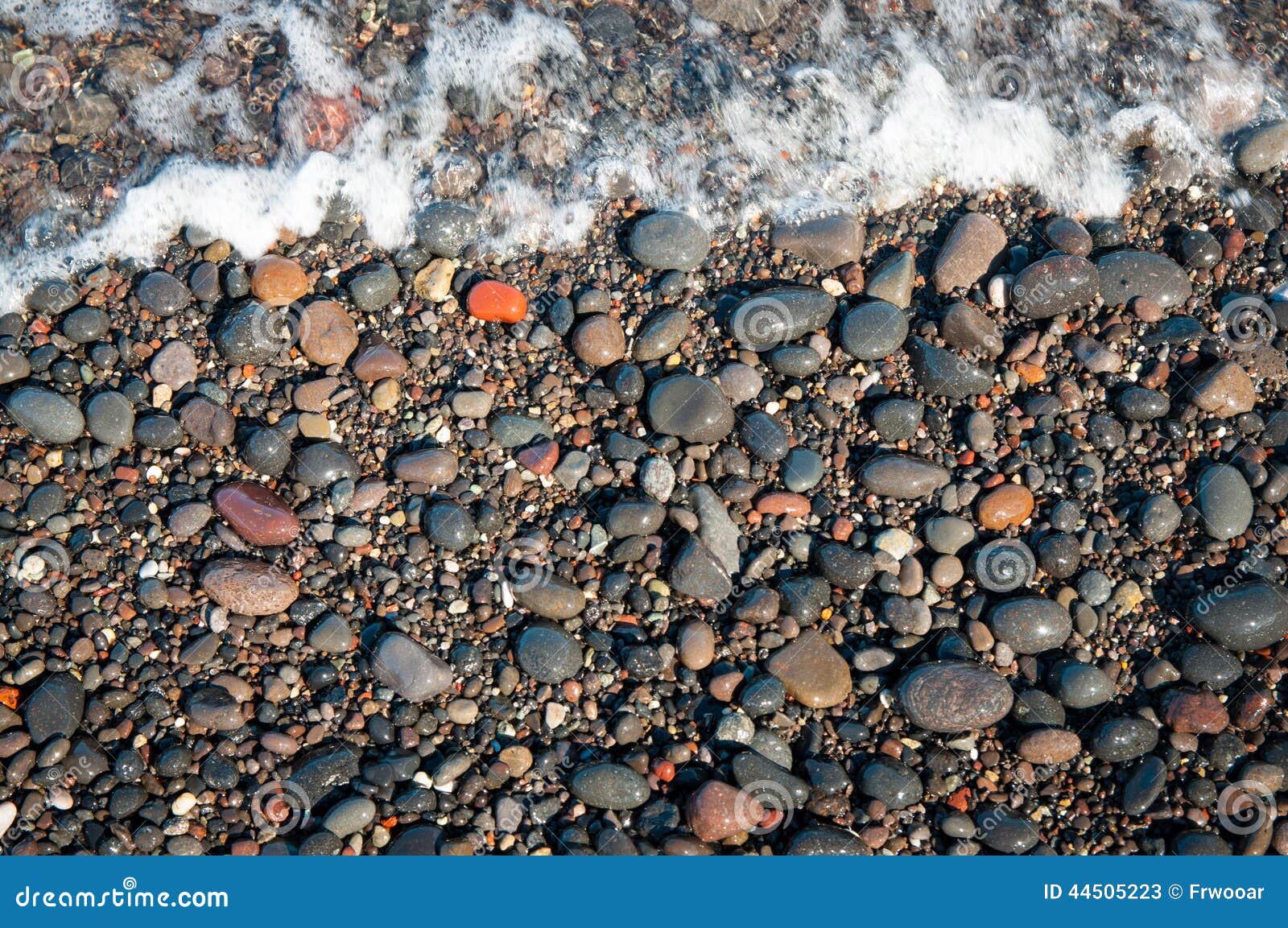 Pebbles at the beach stock image. Image of paradise, calm - 44505223