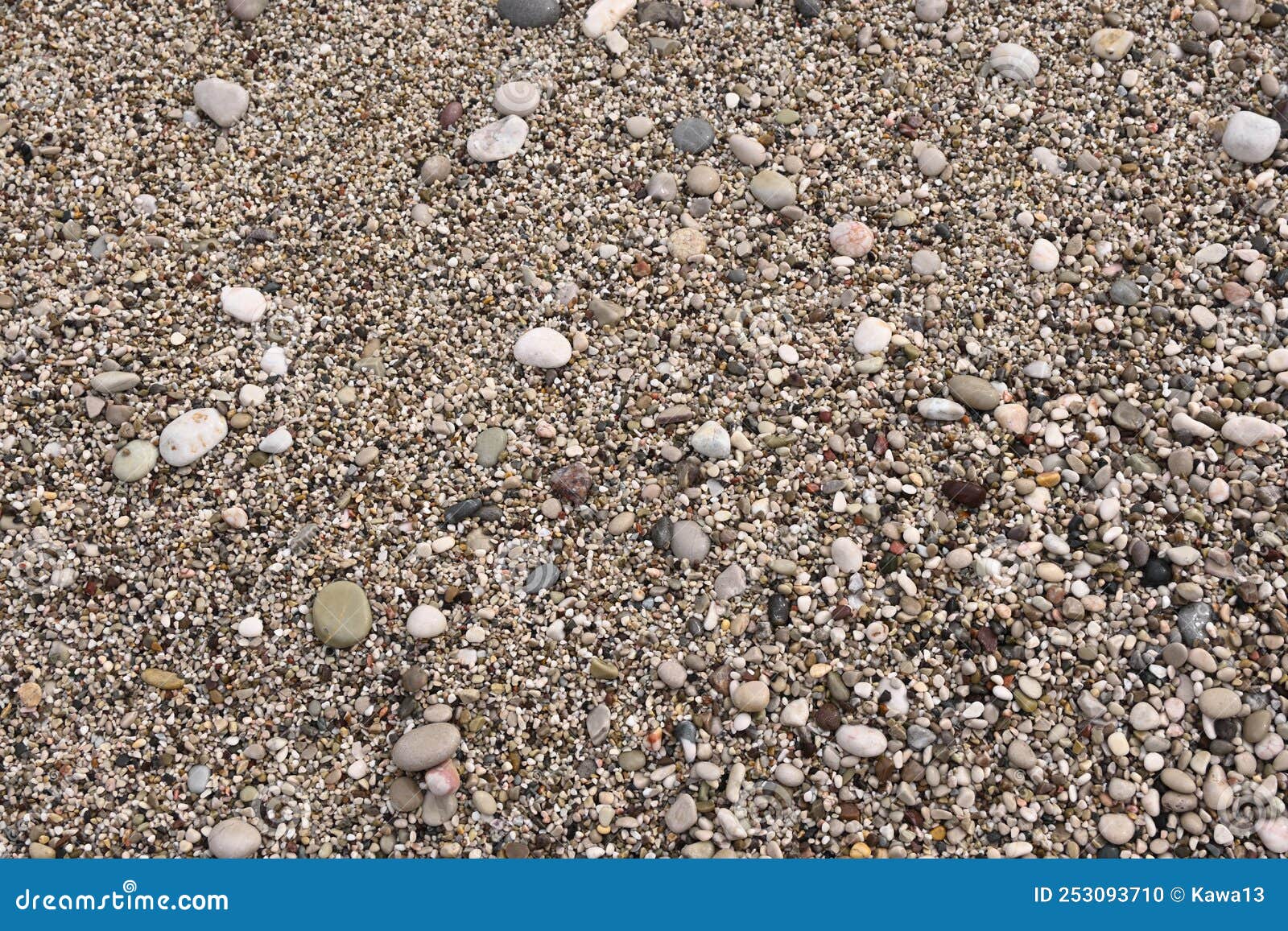 Pebbles on the beach stock photo. Image of texture, backdrop - 253093710