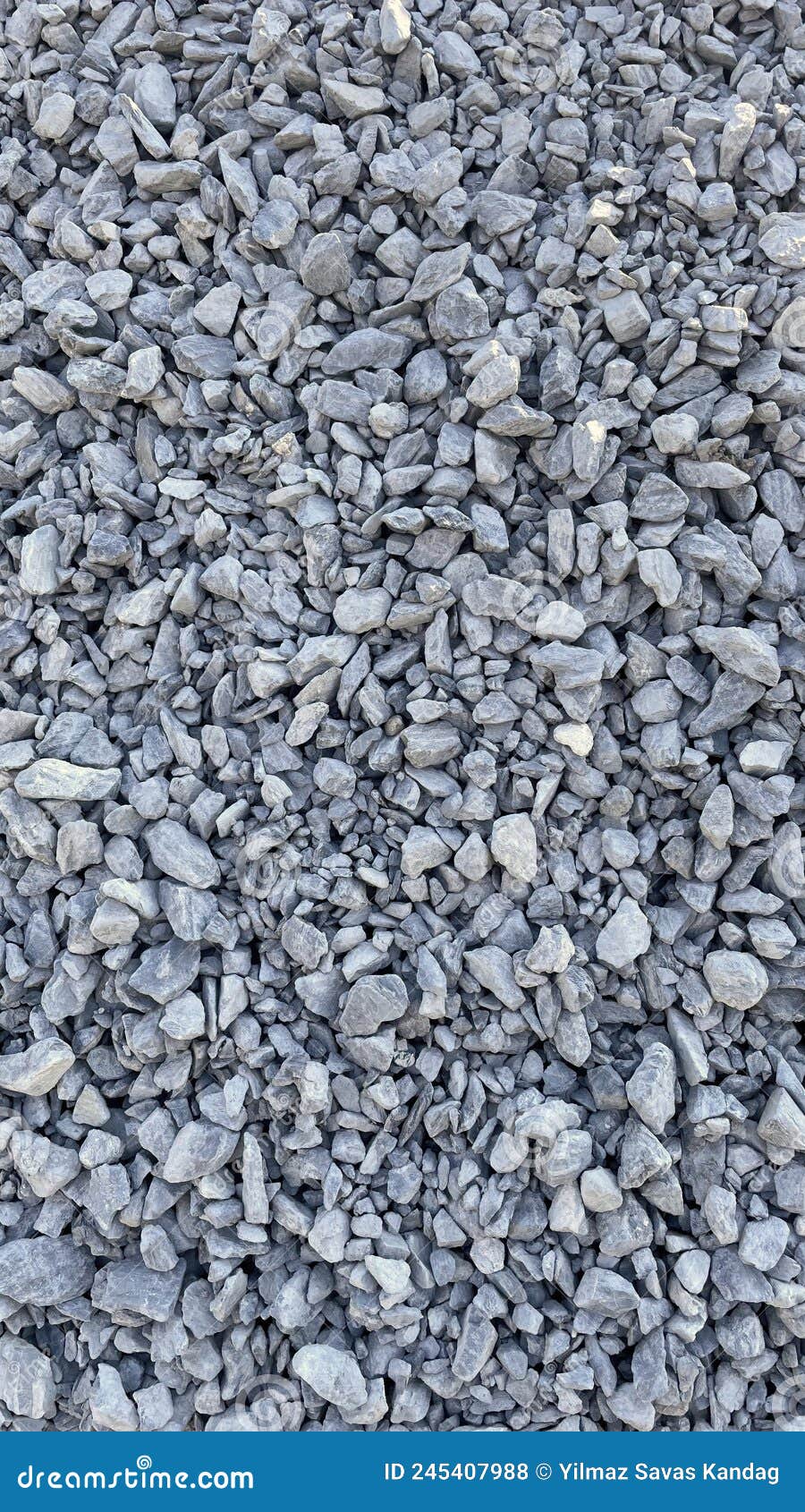 Pebbles for Construction and Road Construction Stock Photo - Image of ...