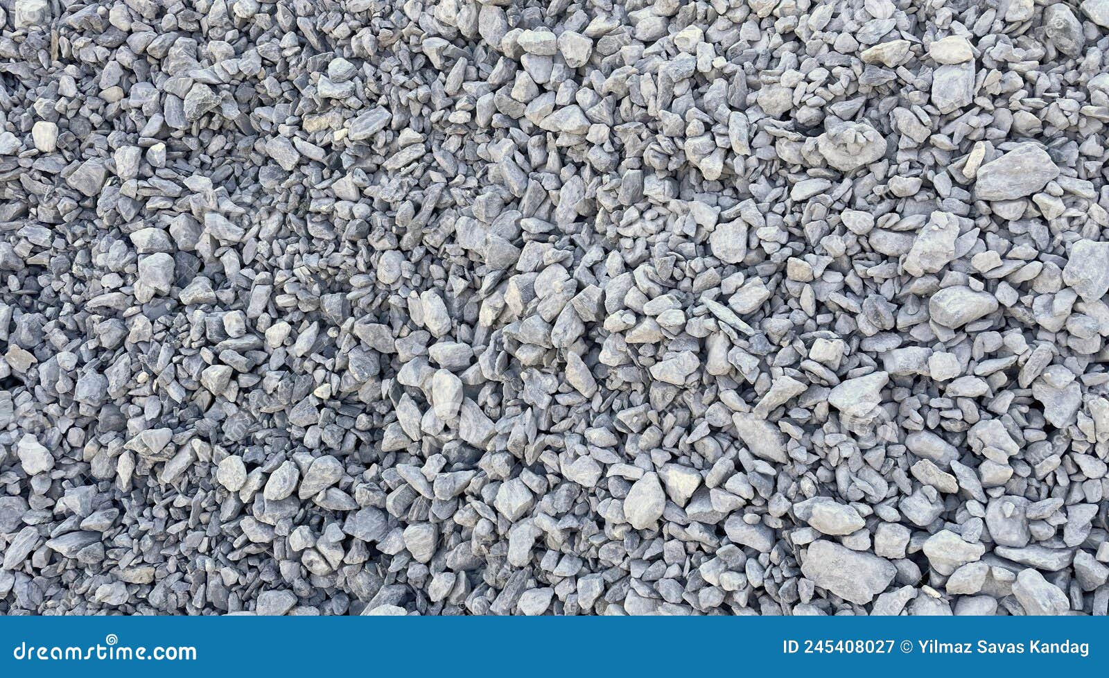 Pebbles for Construction and Road Construction Stock Image - Image of ...