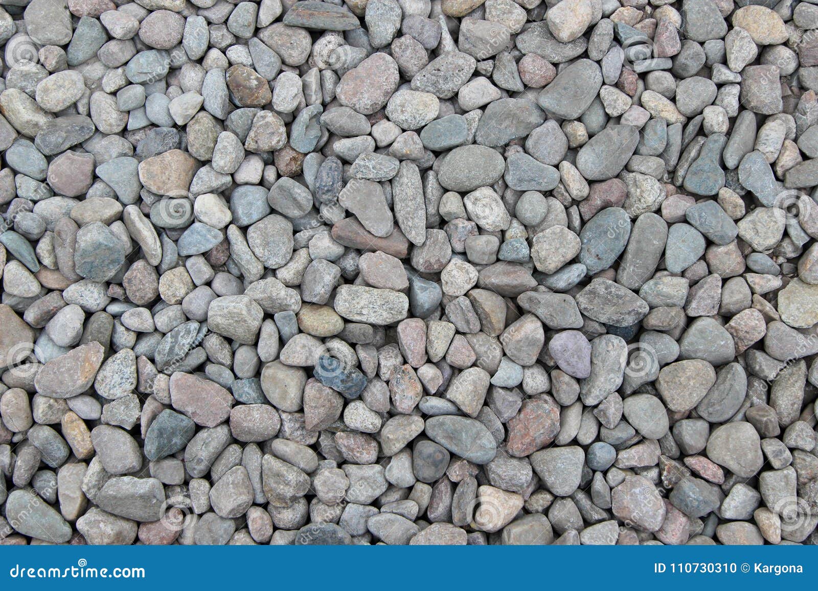 Pebbles of Different Shape, Size, Color and Origin Stock Photo - Image ...