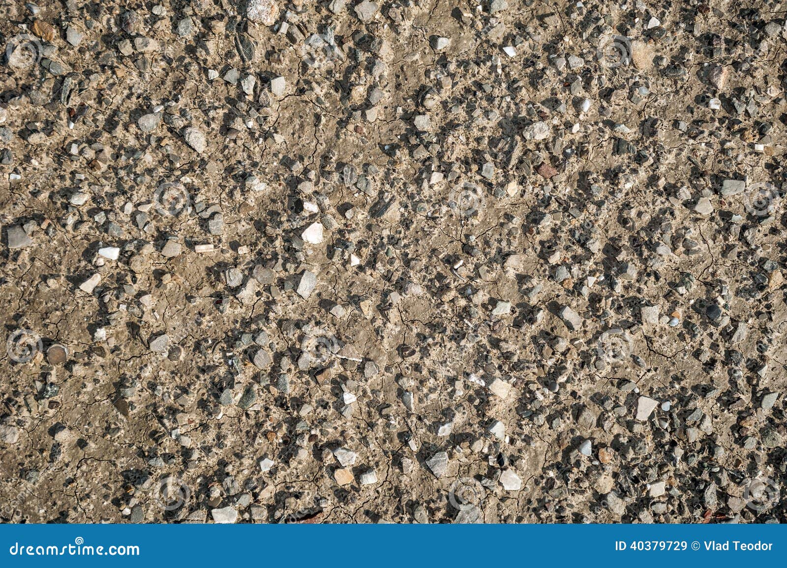 Pebbles on Dried Soil Texture Stock Image - Image of drought, dirt ...