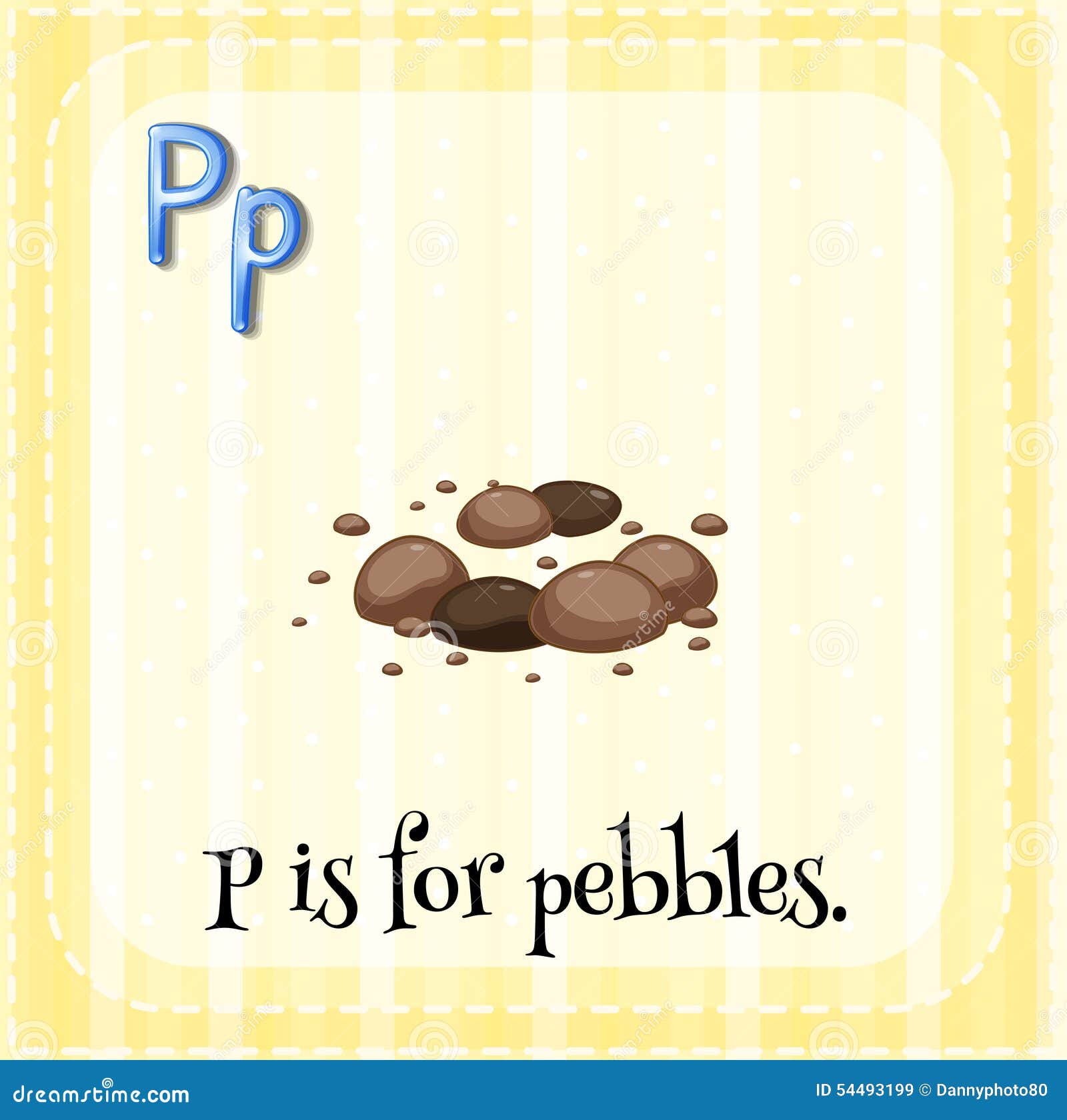 Pebbles stock vector. Illustration of granite, children - 54493199