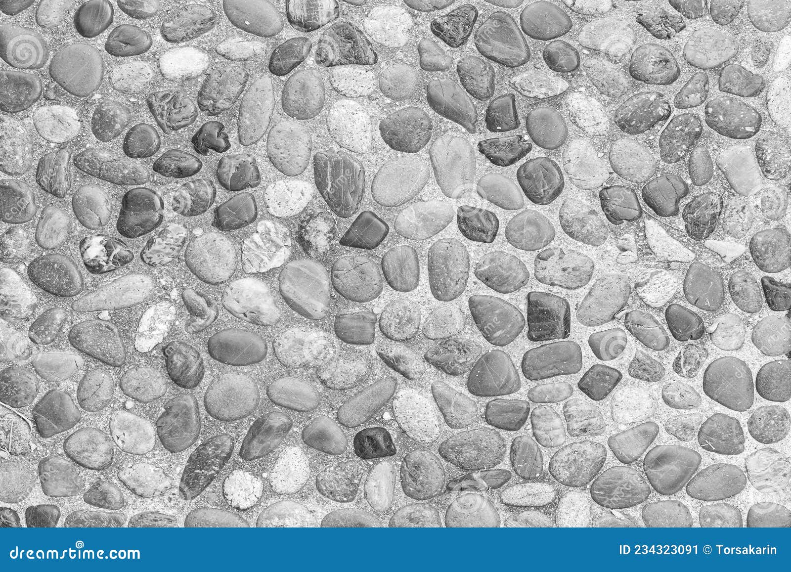 Pebbles Floor Pattern and Background Seamless Stock Image - Image of ...