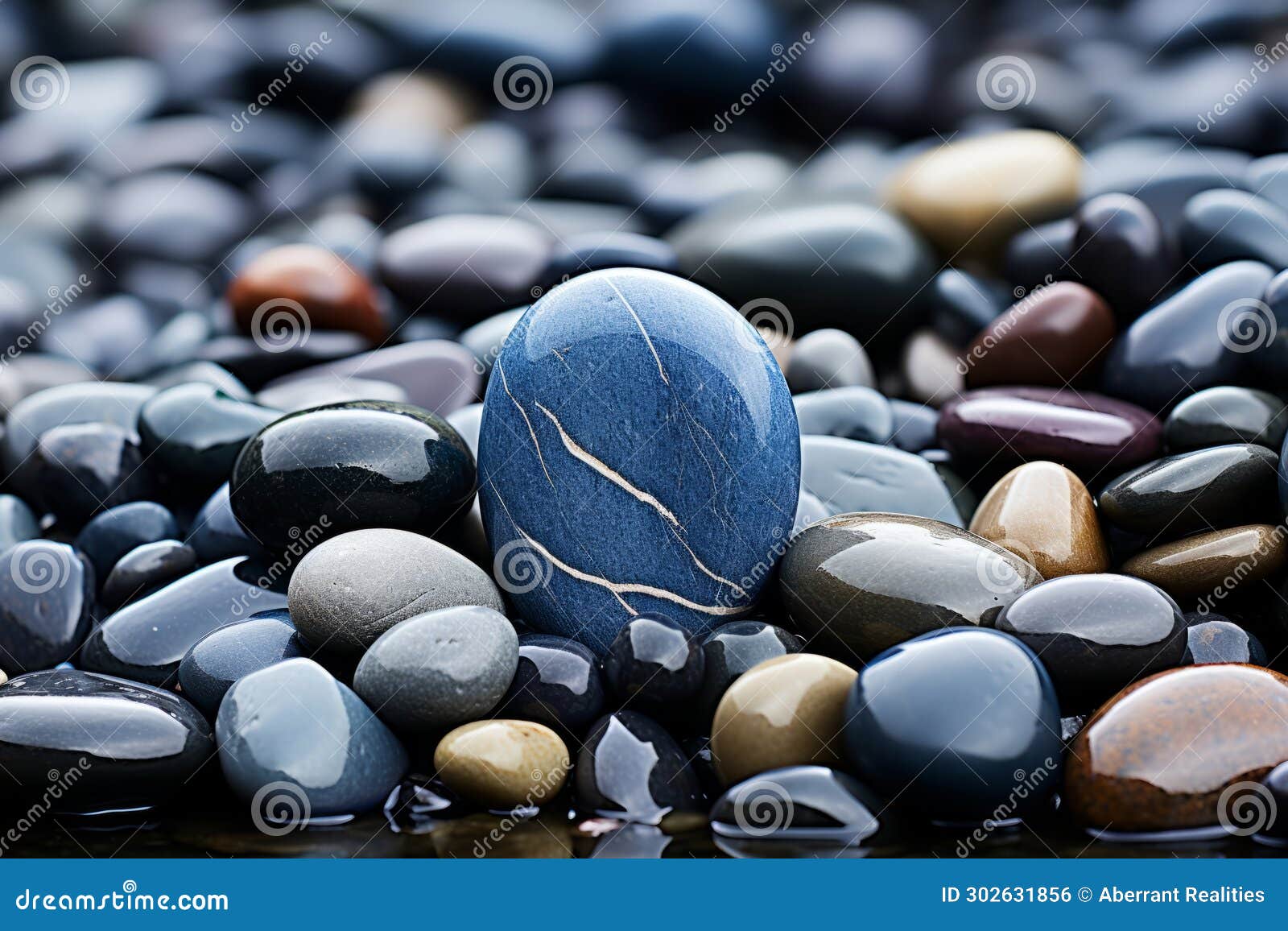 Pebbles on the ground stock illustration. Illustration of harmony ...