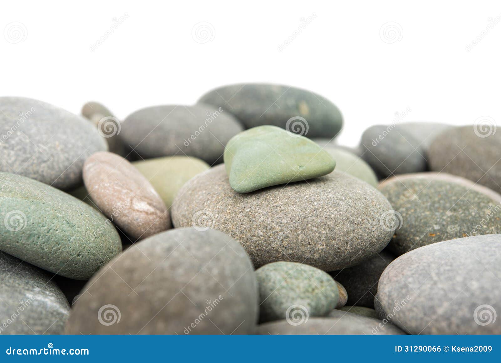 Pebbles isolated stock photo. Image of abstract, gray - 31290066
