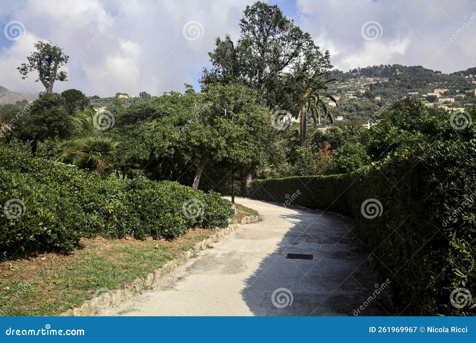 Pebbles Pathway Pattern In Concrete, Background Of Floor Tiles Stock ...
