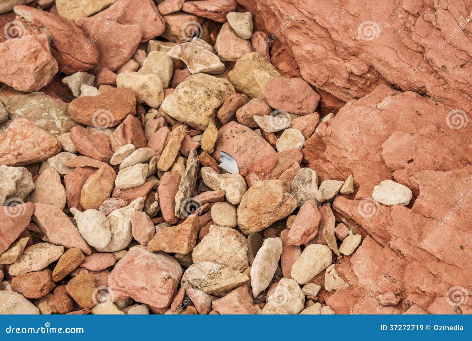 Pebbles and Rock Layers stock image. Image of layer, nature - 37272719