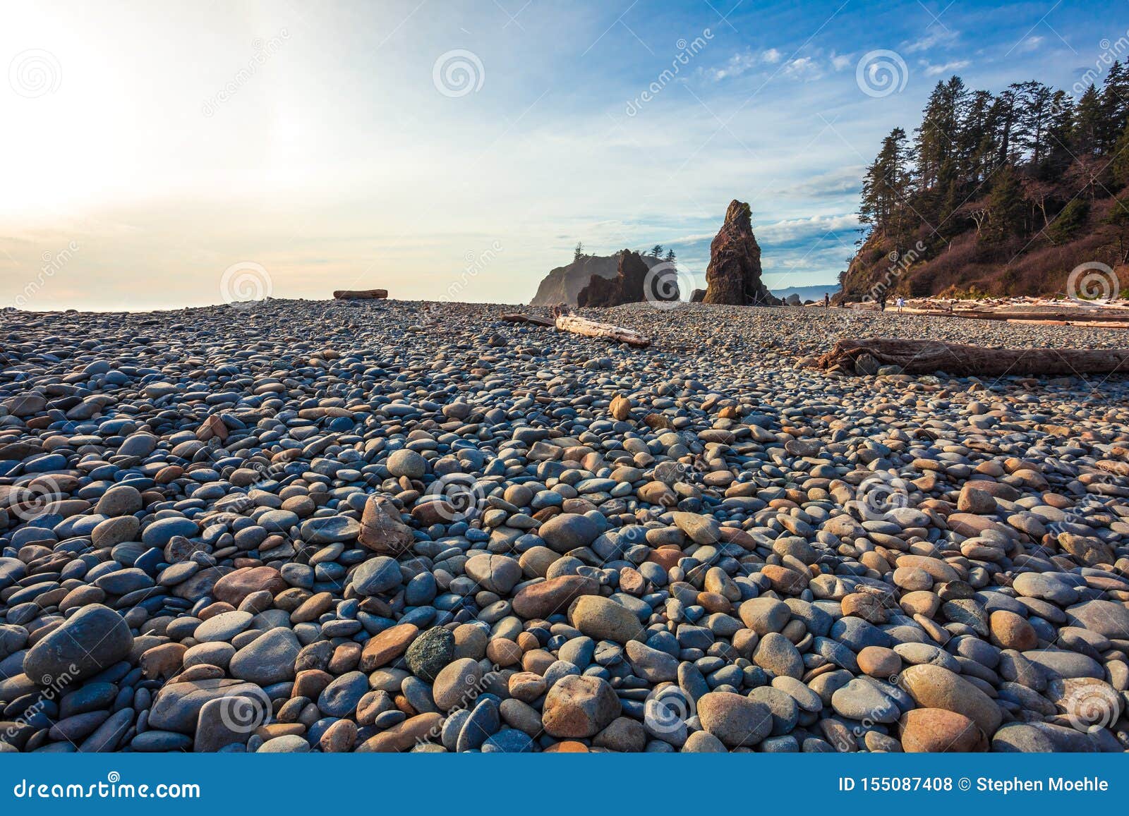 Pebbles on Ruby Beach, Olympic National Park Stock Photo - Image of ...