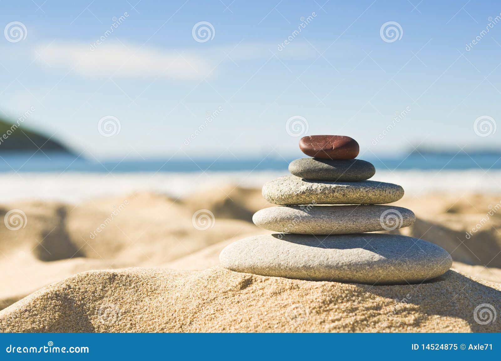 Pebbles in sand stock image. Image of dreams, inspiration - 14524875