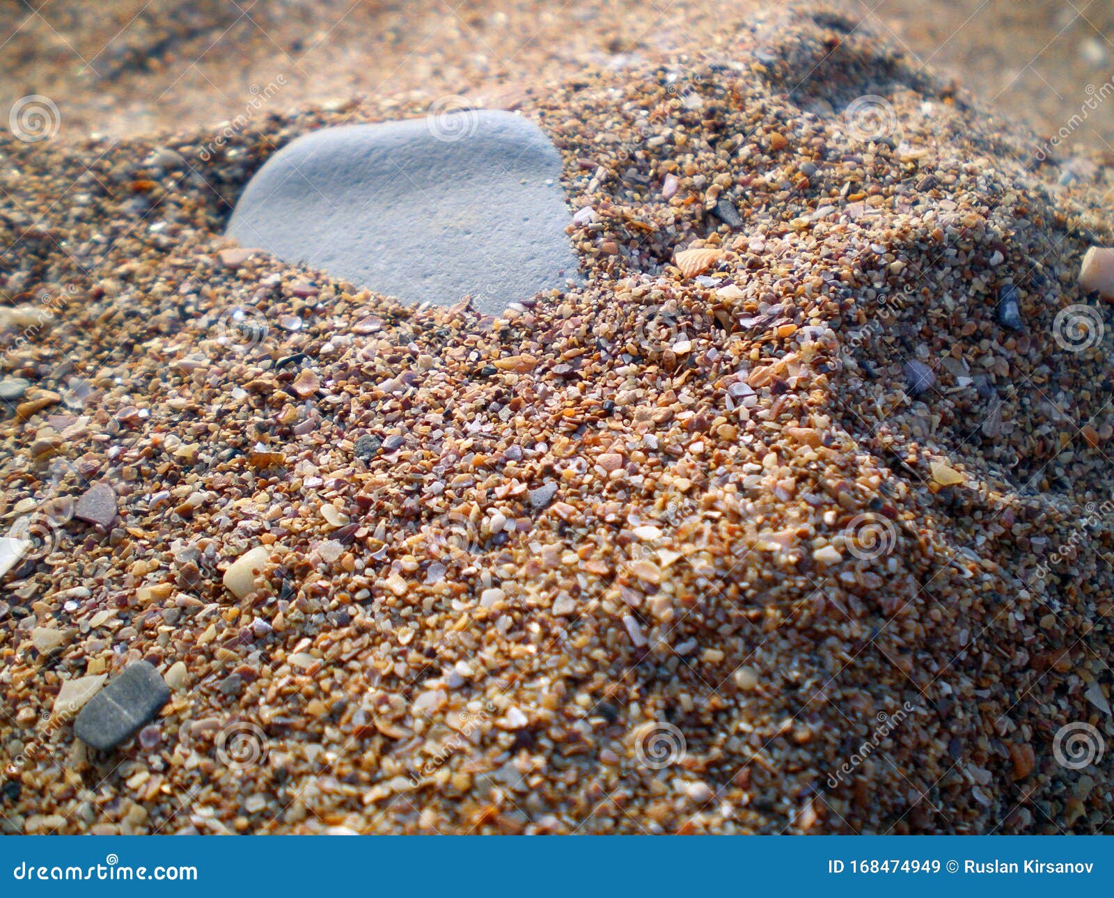 Pebbles in the Sand on the Beach Stock Image - Image of sand, rest ...