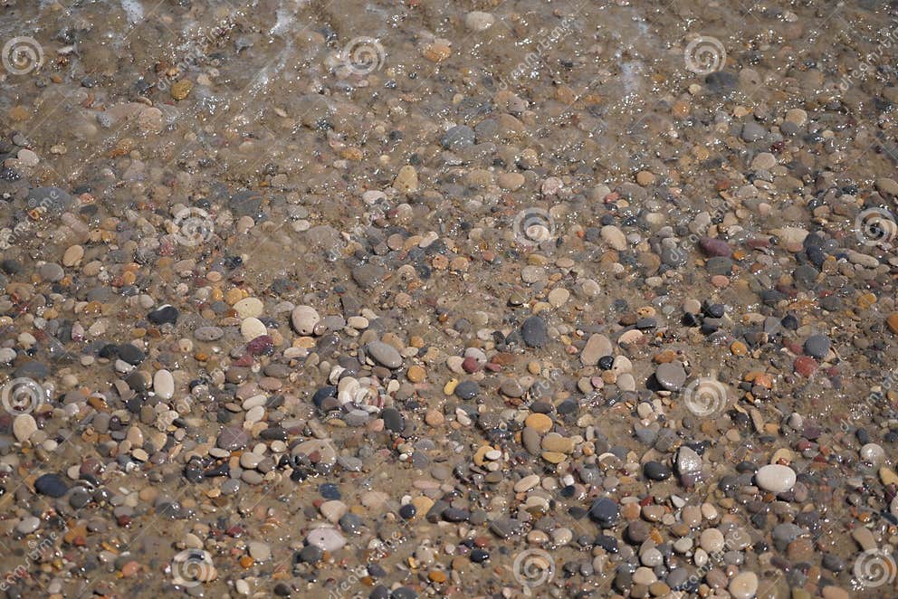 Pebbles on Sea Beach Washed Round Stock Photo - Image of surface ...
