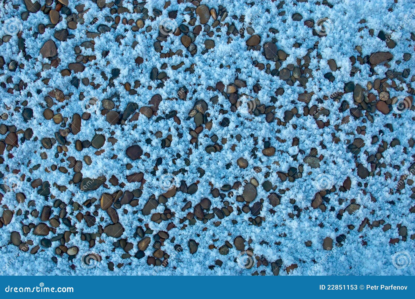 Pebbles,snow stock image. Image of abstract, ground, pattern - 22851153