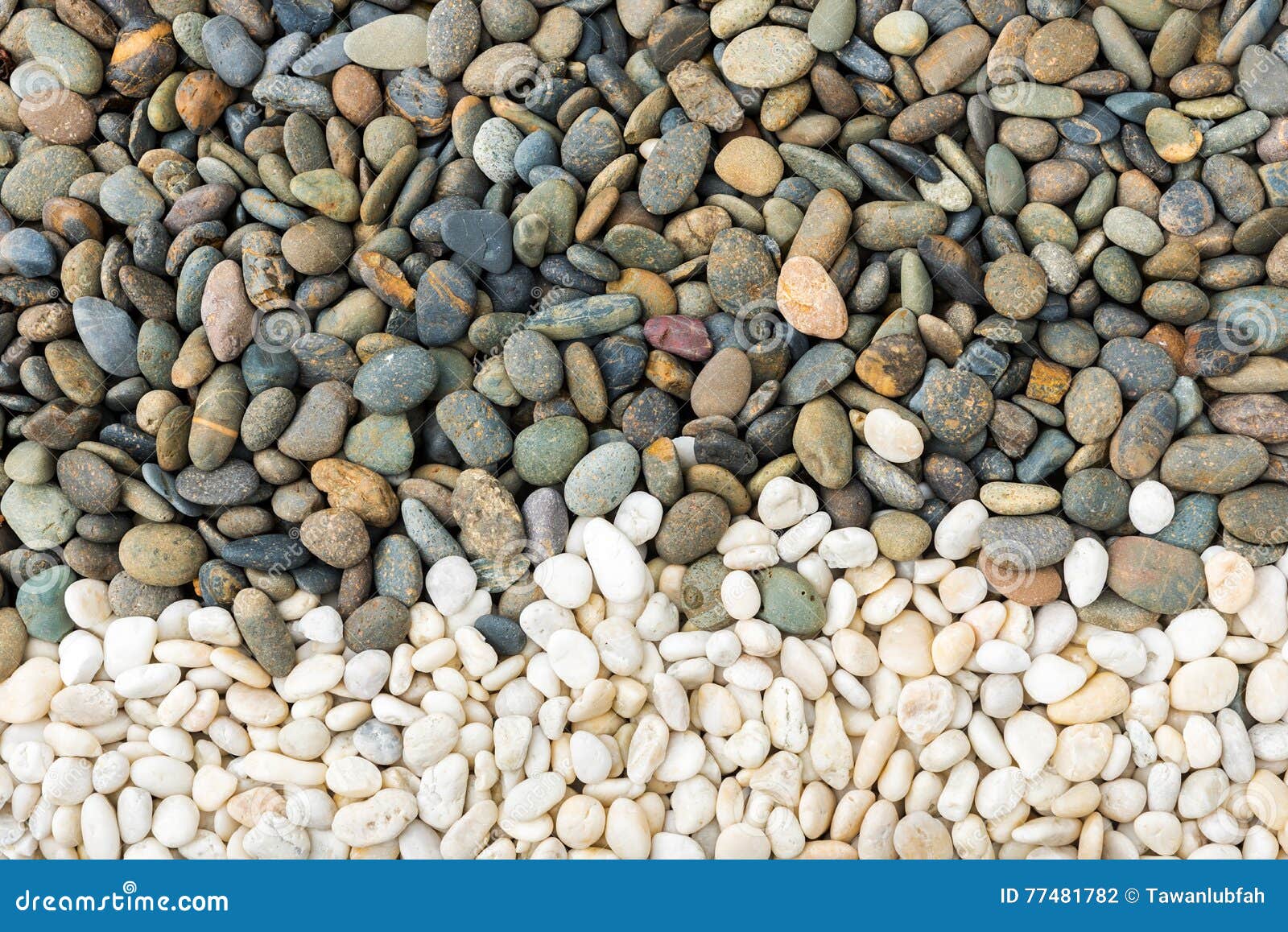Pebbles Stone Pattern, Abstract Nature Texture Background. Stock Photo ...