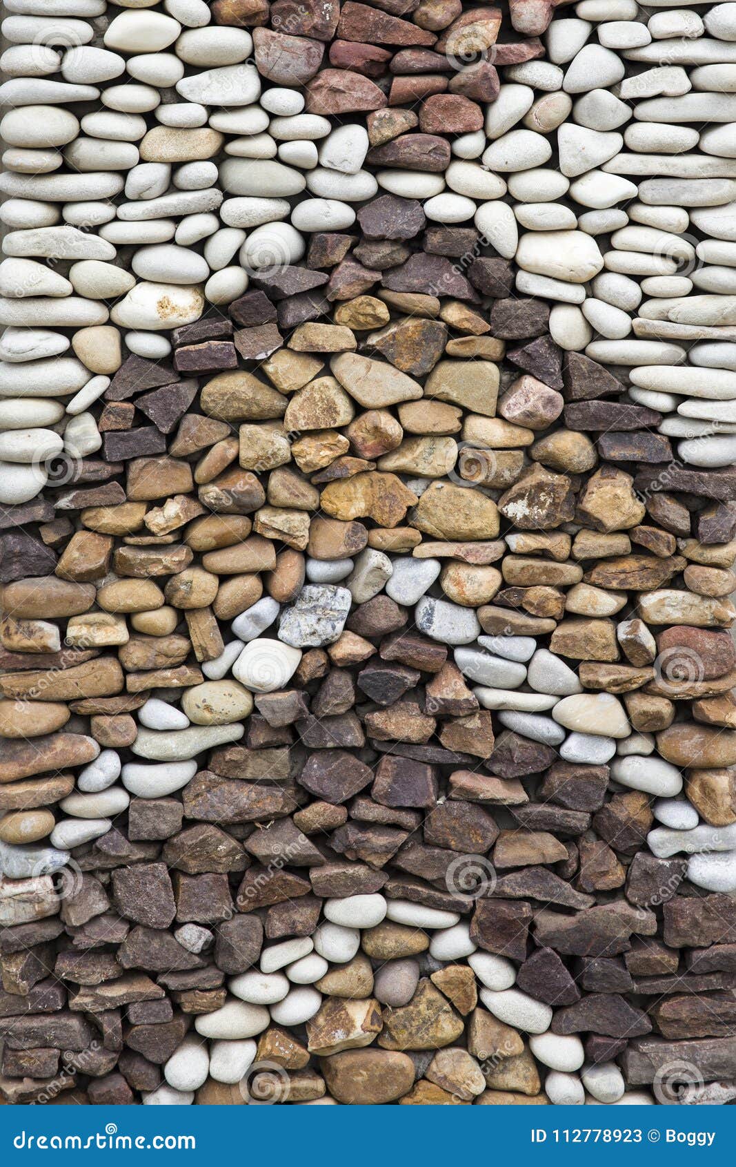 Pebbles stone road stock image. Image of paved, outdoor - 112778923