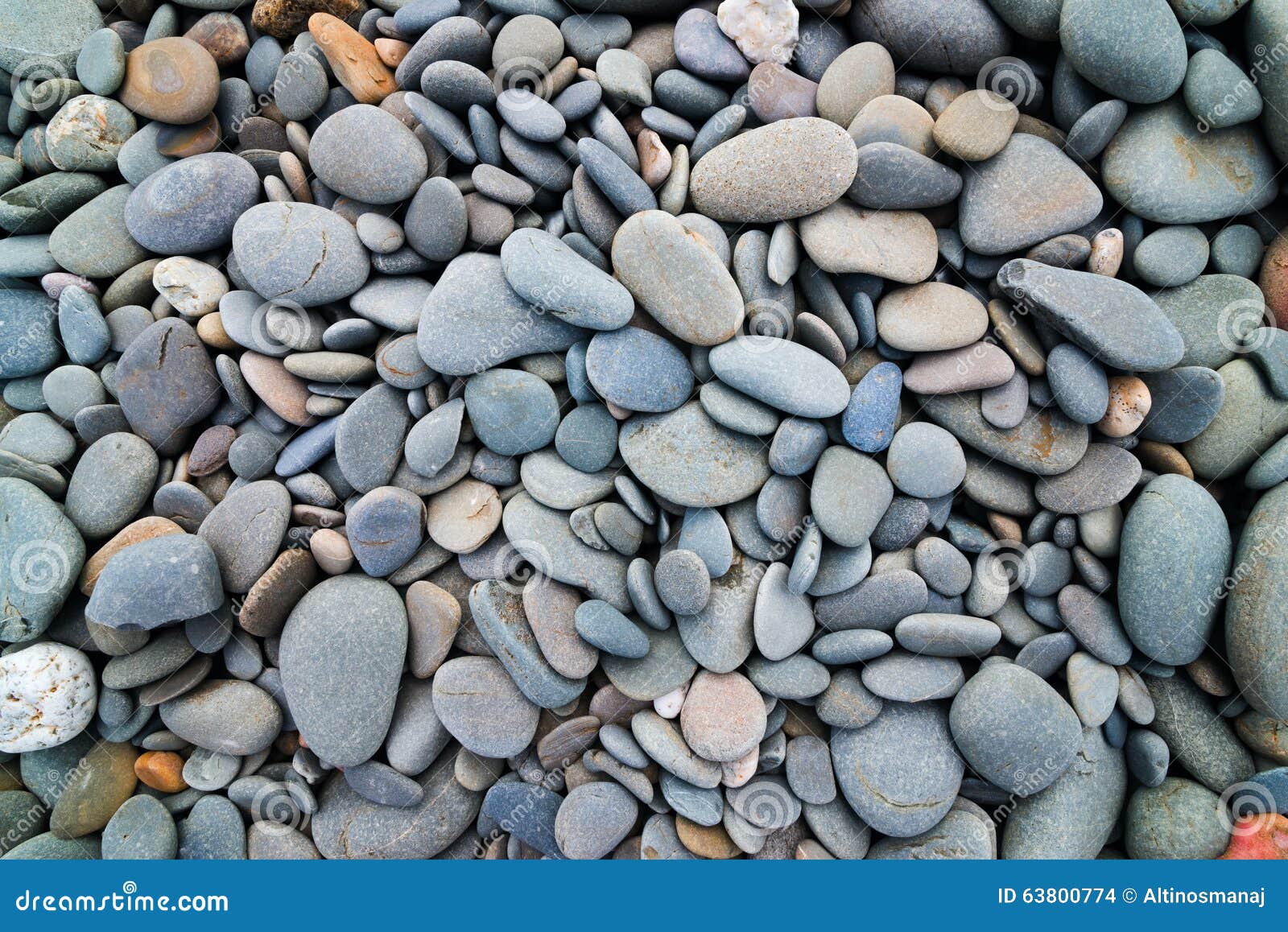 Pebbles Stones Smooth Background Mix Color and Shape Stock Photo ...