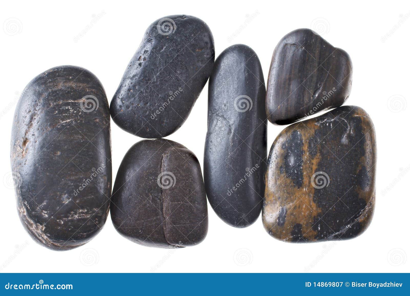 Pebbles Stones on White Background Stock Image - Image of group, pebble ...