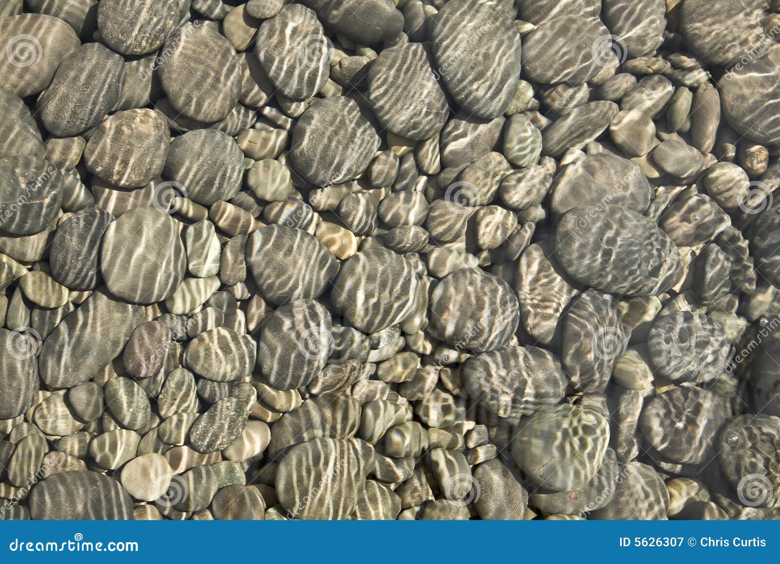 Pebbles in Stream Background/Texture Stock Image - Image of pebble ...