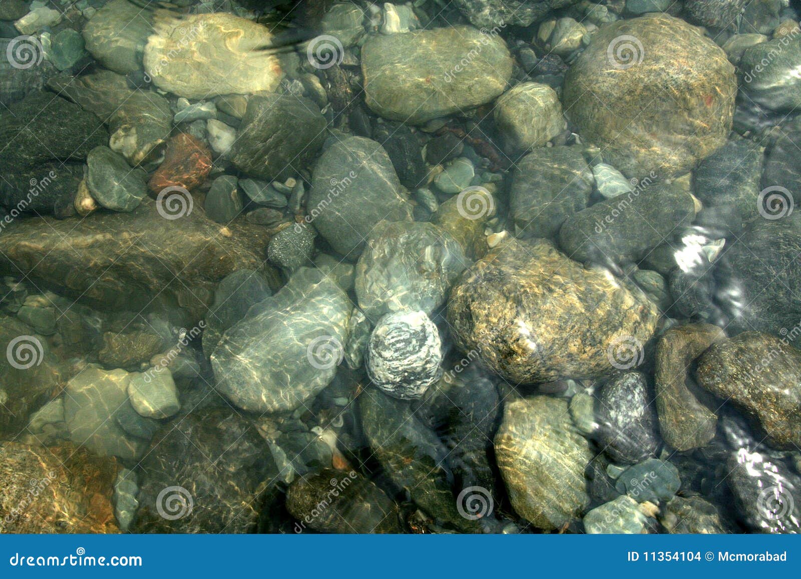 Pebbles under Water stock photo. Image of clear, smoothed - 11354104