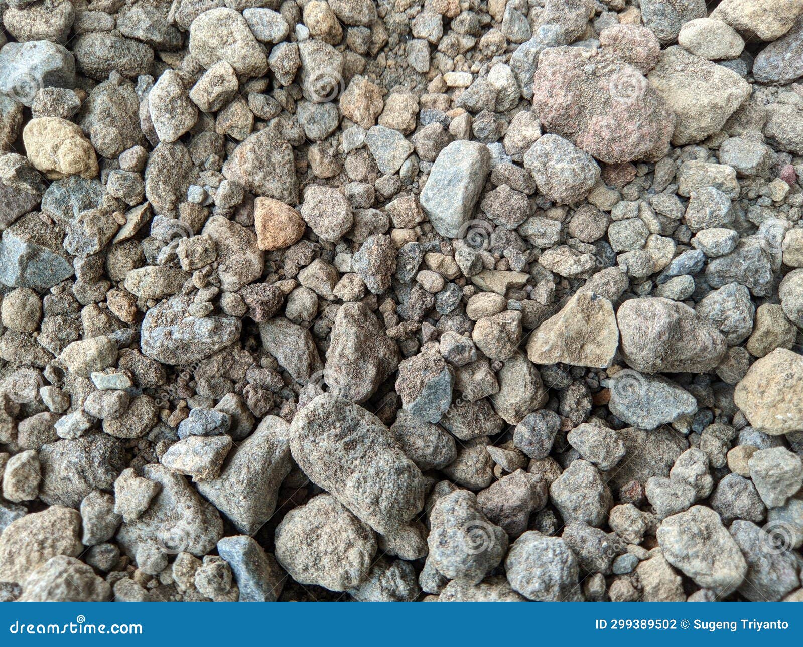 Pebbles Vary in Size and Color on the Ground Stock Photo - Image of ...