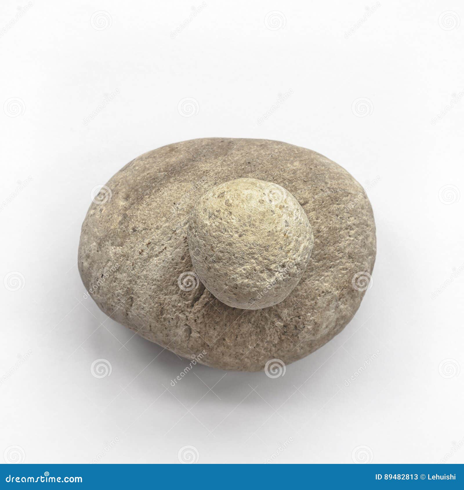 Pebbles on a White Background Stock Image - Image of single, shot: 89482813