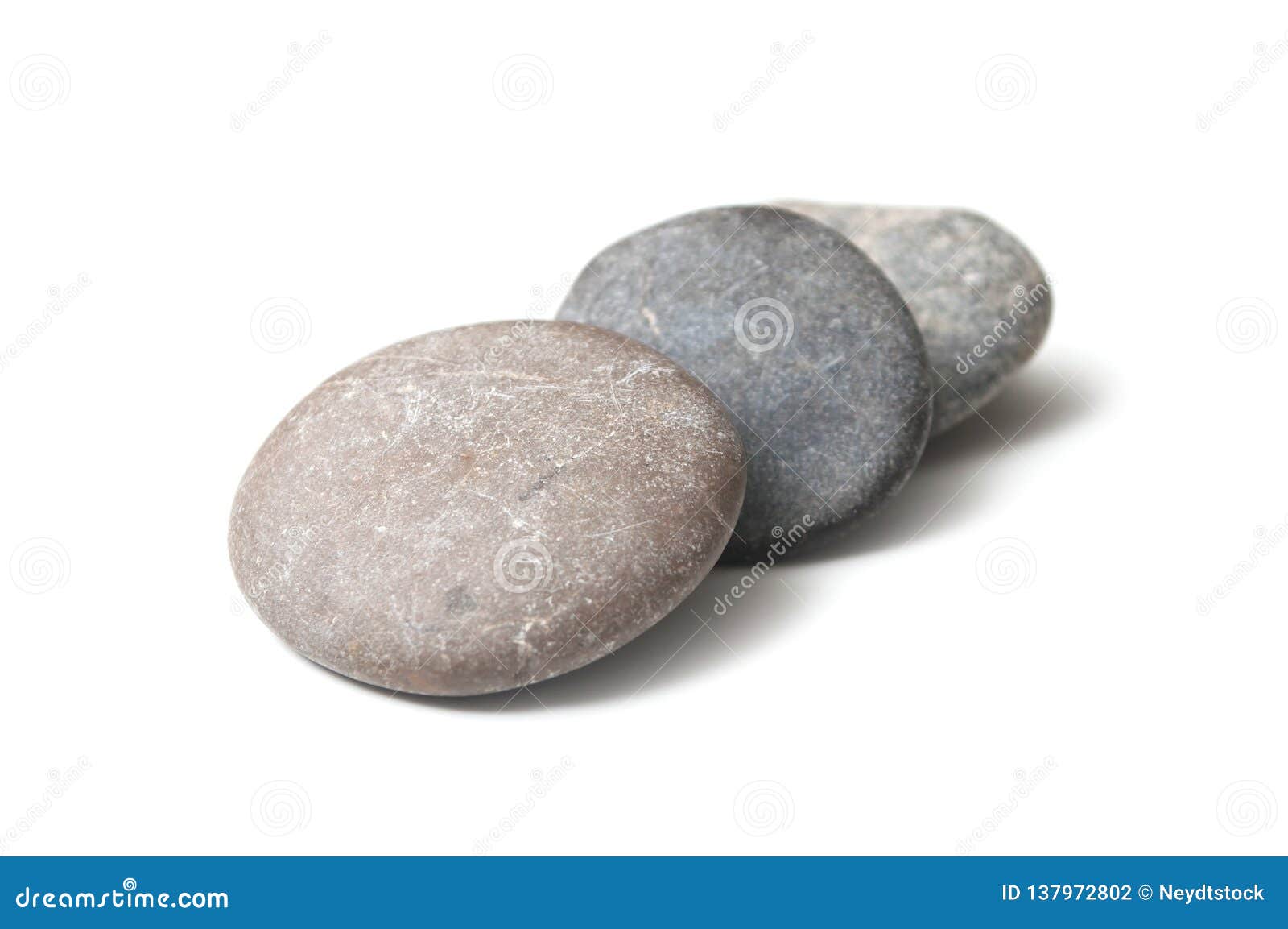 Pebbles on White Background Stock Photo - Image of ocean, black: 137972802