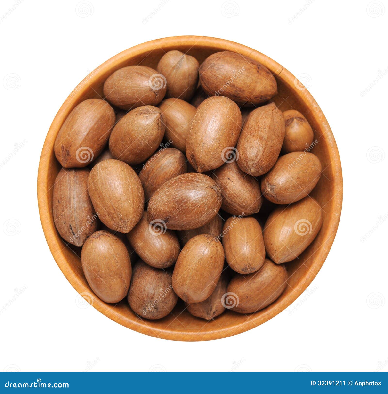 Pecan in hard shell stock image. Image of nutshell, shell - 32391211