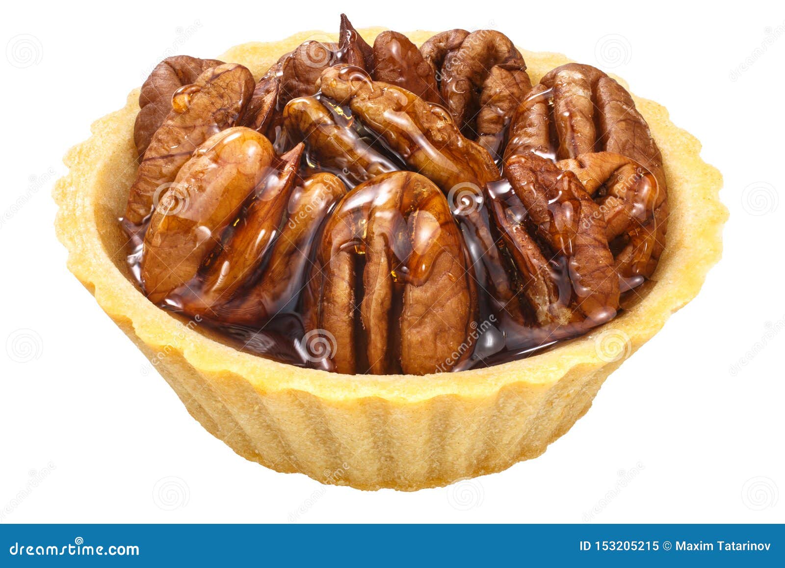 Pecan Maple Syrup Tart Dessert, Paths Stock Image - Image of baked ...