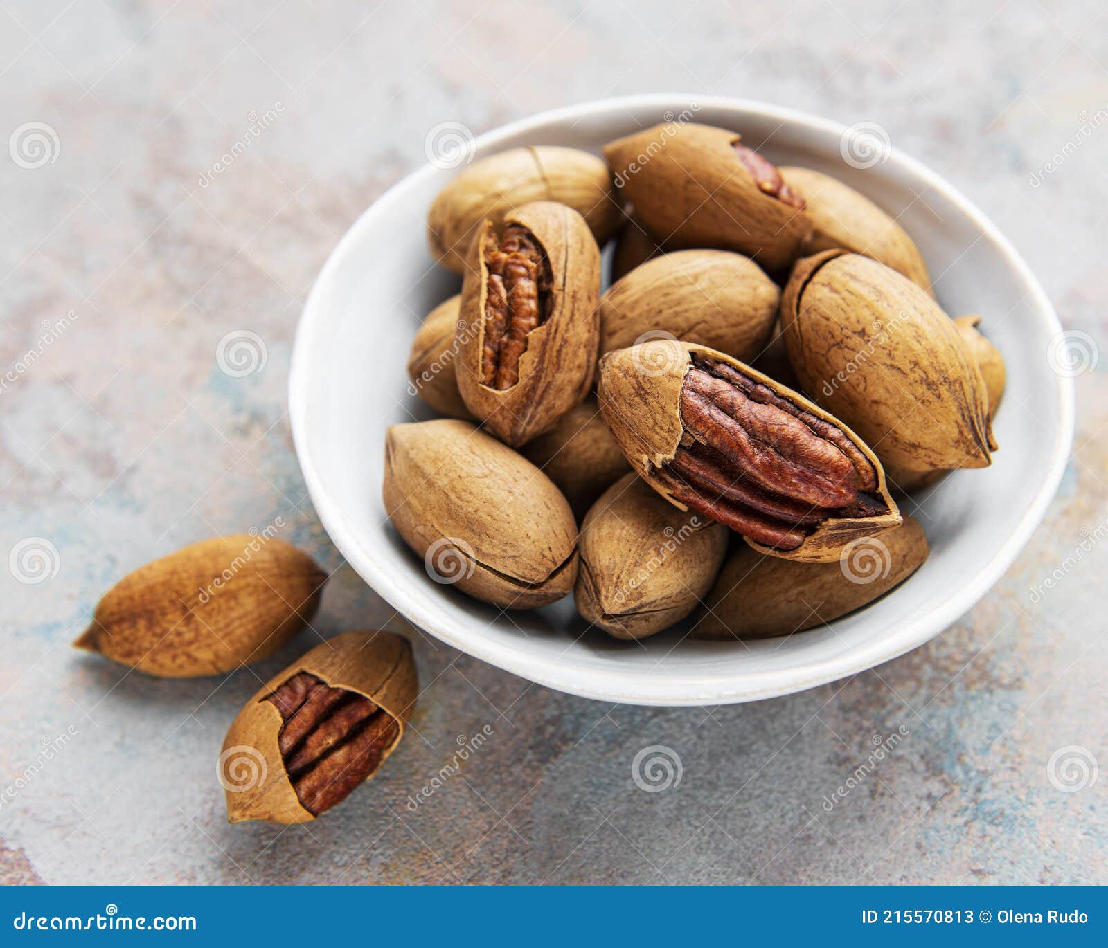 Pecan nuts stock image. Image of object, food, dessert - 215570813