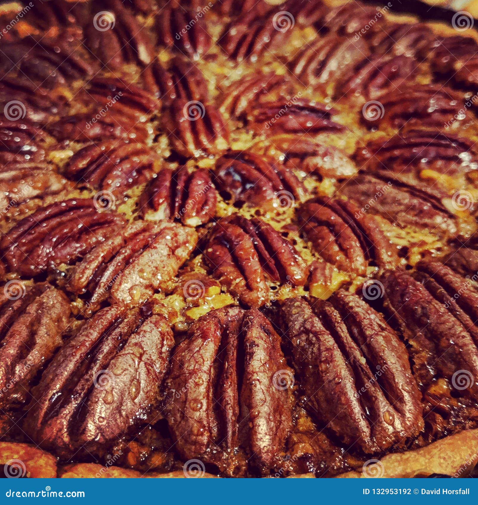Pecan pie stock photo. Image of pecan, food, crust, baking - 132953192