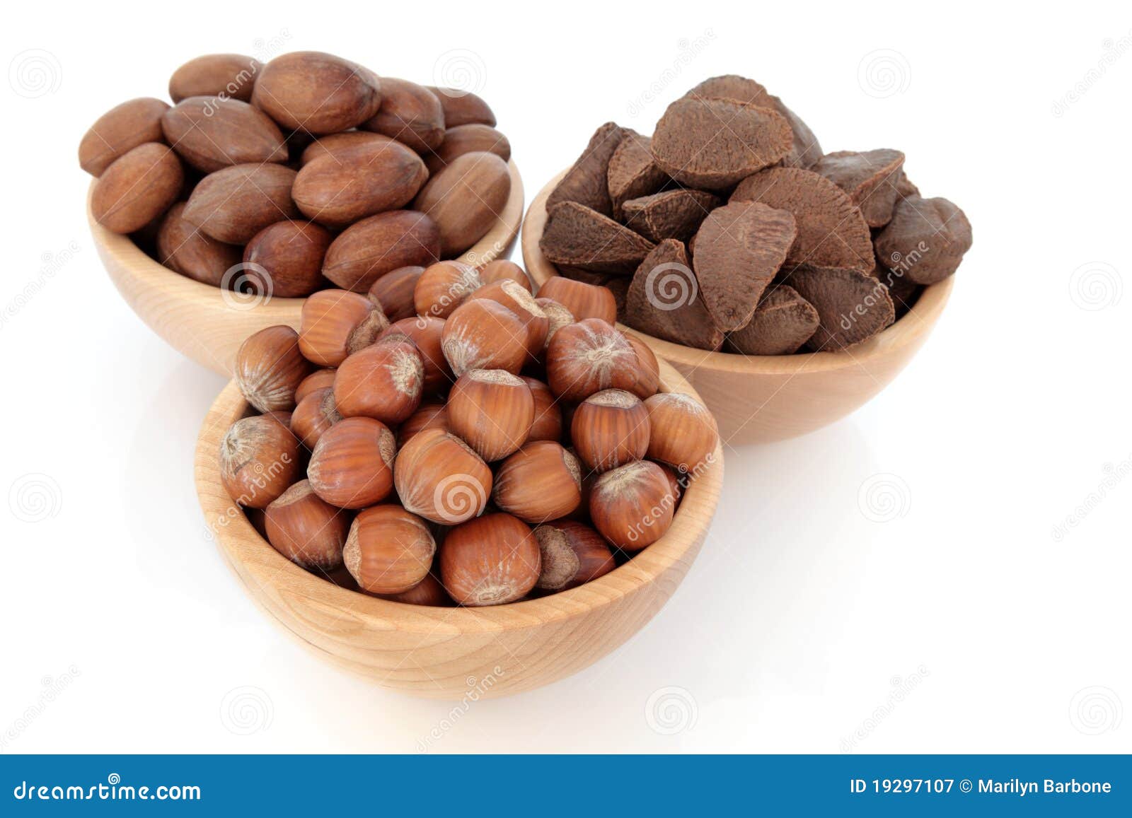 Pecannoot, Hazelnoot En Paranoten Stock Afbeelding - Image of pecannoot ...
