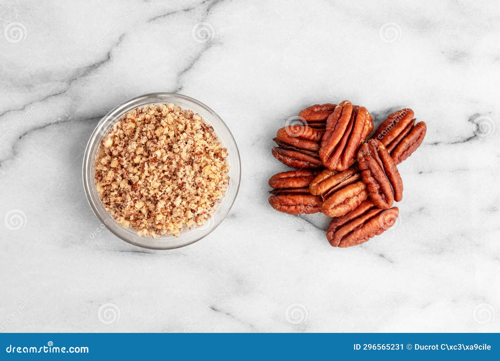 Pecans on a White Background Stock Image - Image of bowl, ground: 296565231