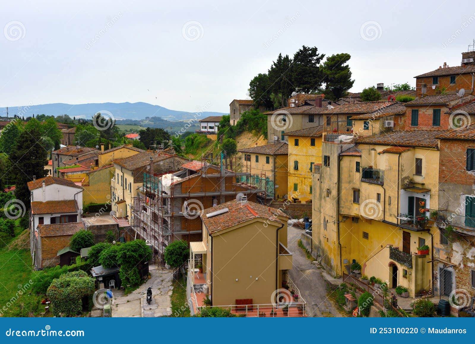 Peccioli tuscany Italy stock photo. Image of pisa, toscana - 253100220