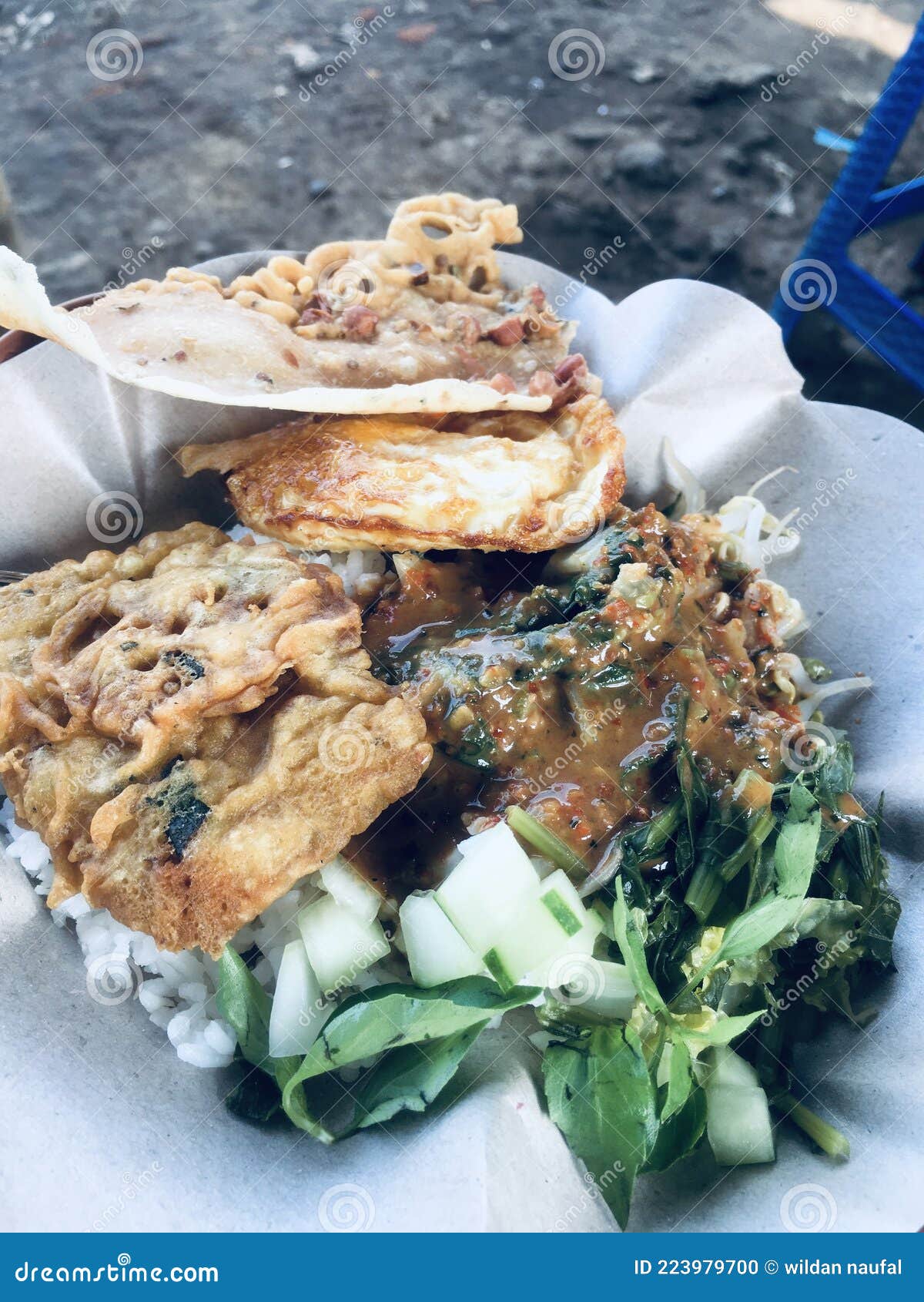 Pecel stock photo. Image of stalls, pecel, island, java - 223979700
