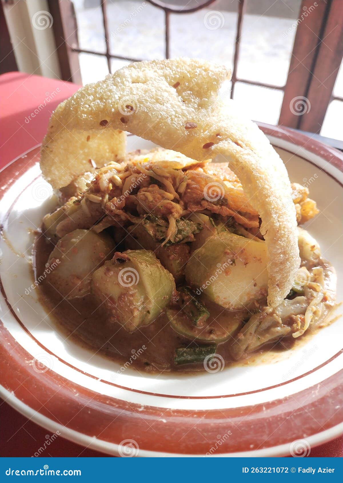 Pecel Pincuk Madiun stock photo. Image of pecel, pincuk - 263221072