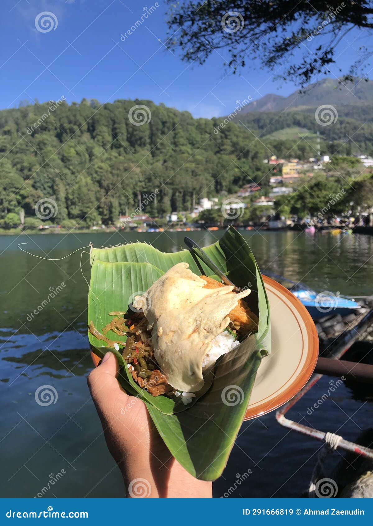 Pecel Rice Is A Traditional Javanese Indonesian Dish Served With ...