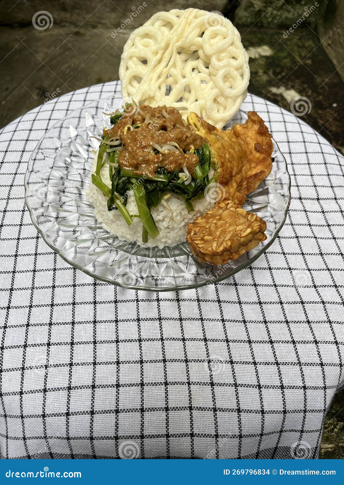 Pecel Is Authentic Traditional Food From Indonesia Stock Photography ...