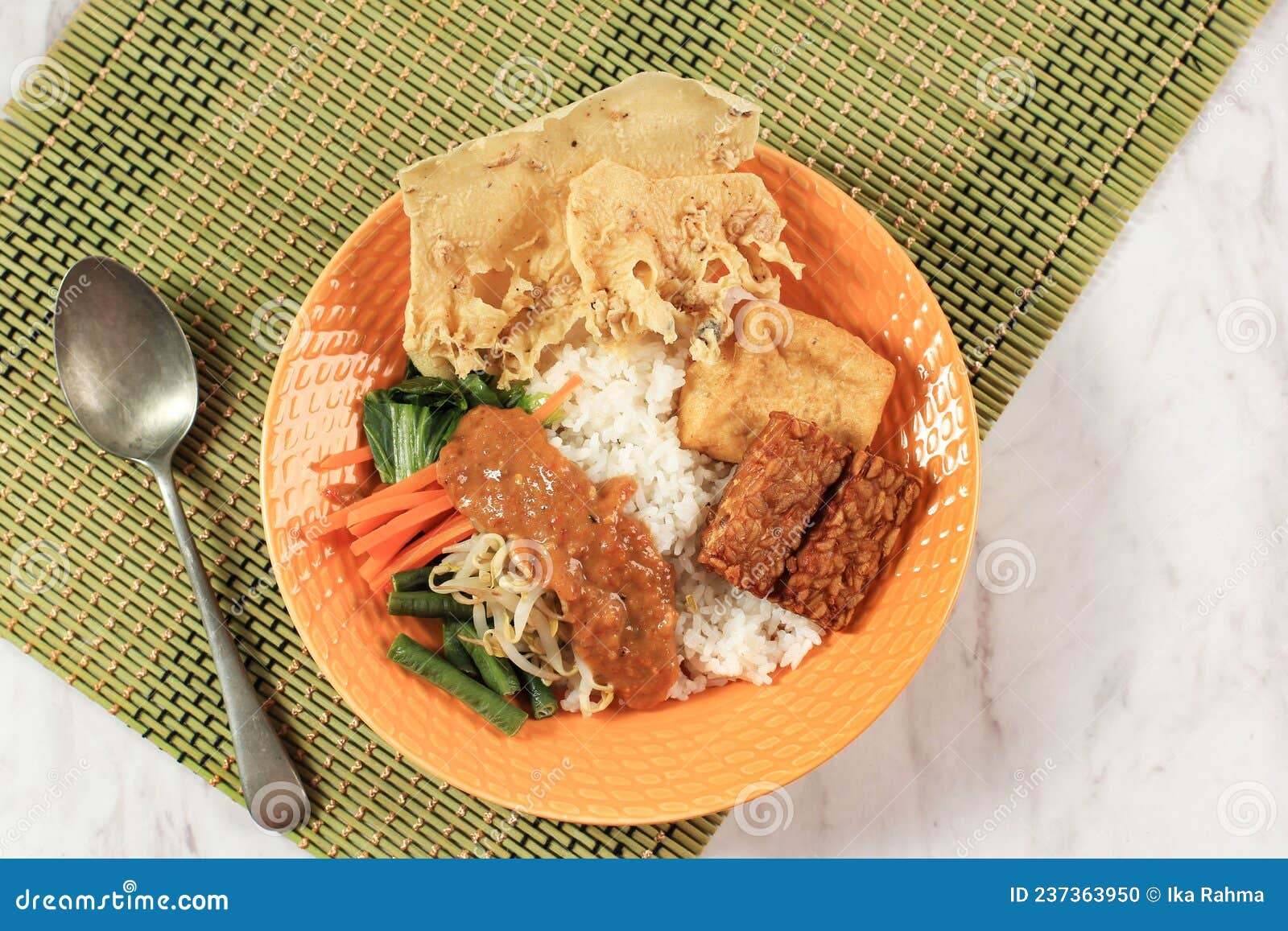 Pecel is a Traditional Food from East and Central Java, Indonesia ...